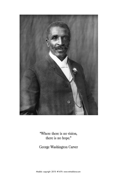 African American historical posters of George Washington Carver #1028 ...