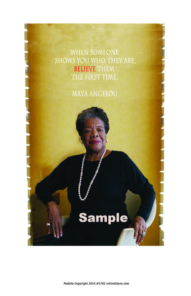 African American historical posters. Maya Angelou 1414 ...