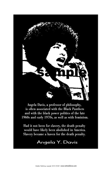 African American historical posters. Angela Davis #1069 ...