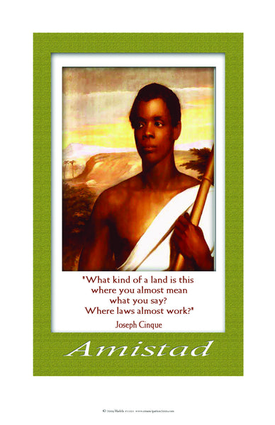 African American historical posters. Joseph Cinque #1101 ...