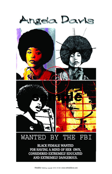 African American historical posters. Angela Davis #1302 ...