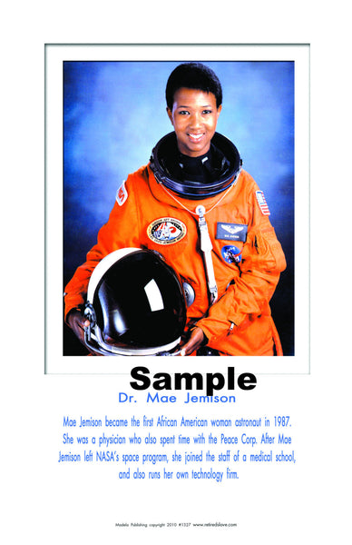 African American historical posters. Dr. Mae Jemison #1327 ...