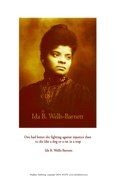 African American historical posters. Ida B. Wells #1372 ...